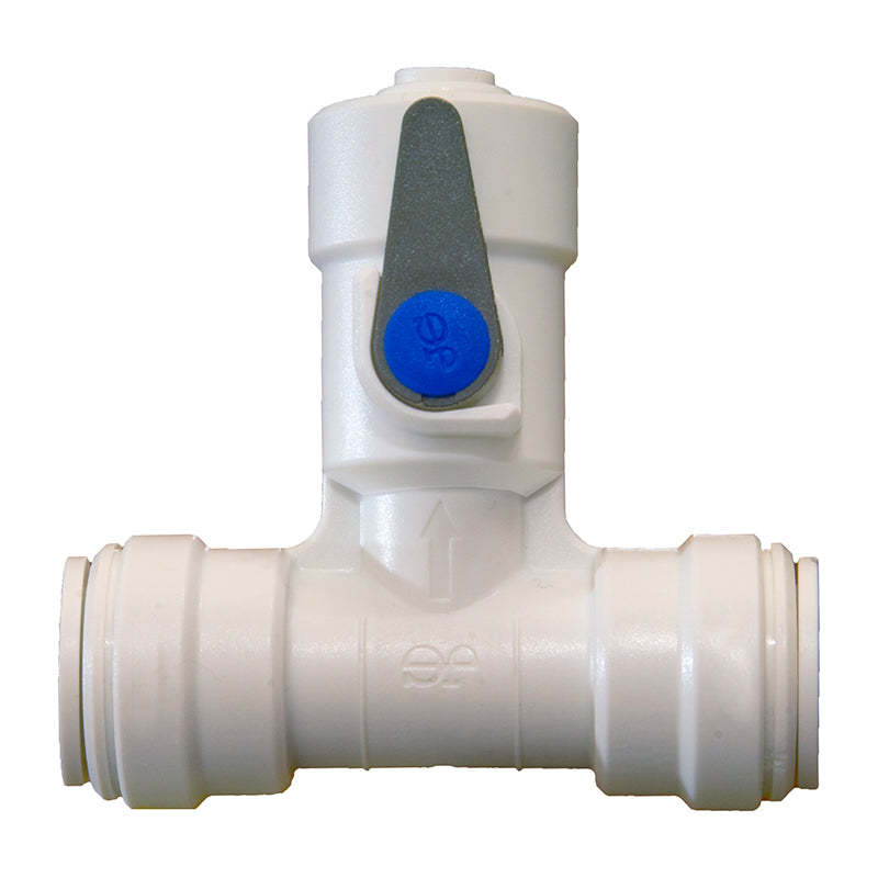 15mm x 1/4" x 15mm John Guest Pushfit Isolating Tee (Built in NRV ...